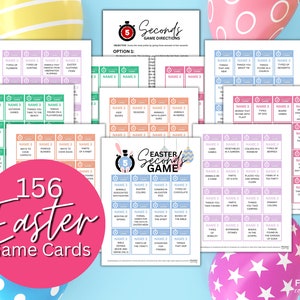 5 Second Game for Easter, Name 3 Easter Trivia Game, 156 Printable ...