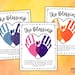 The Blessing Numbers 6:24-26 Prayer Handprint Art, “the Lord Bless You ...
