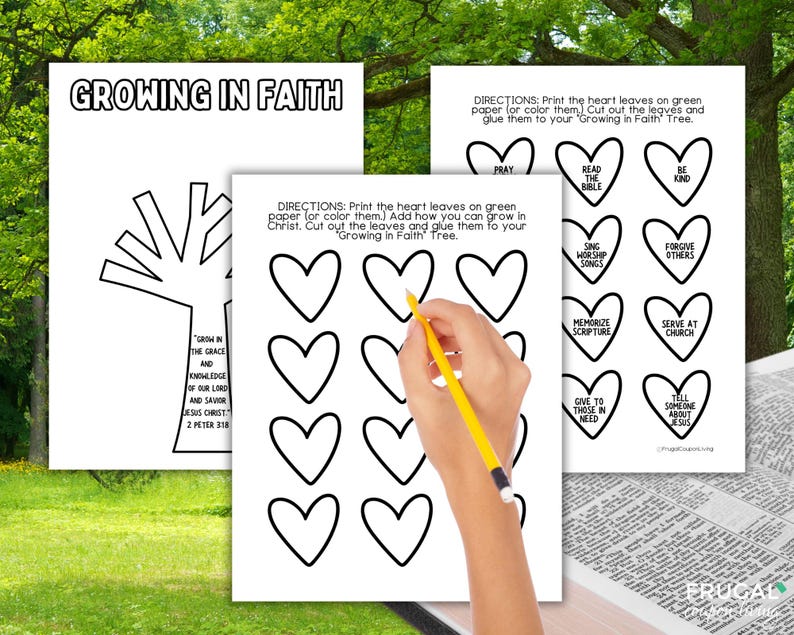 How to Grow in Faith Craft for Kids, Sunday School Seed of Faith Craft ...