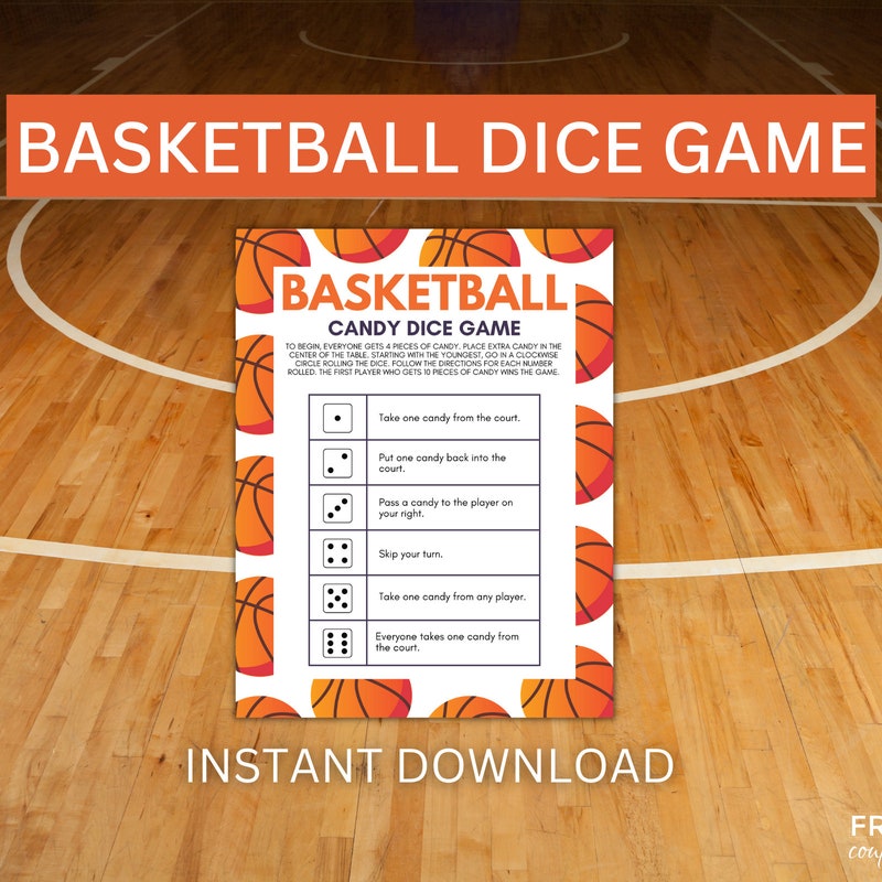 Dice Games for Basketball - Etsy