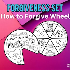 Forgiveness Craft Set for Kids, Bible-themed Activities, Forgiveness ...