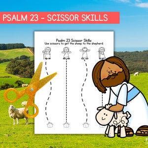 Psalm 23 Printable Craft for Kids | the Lord is My Shepherd Sunday ...