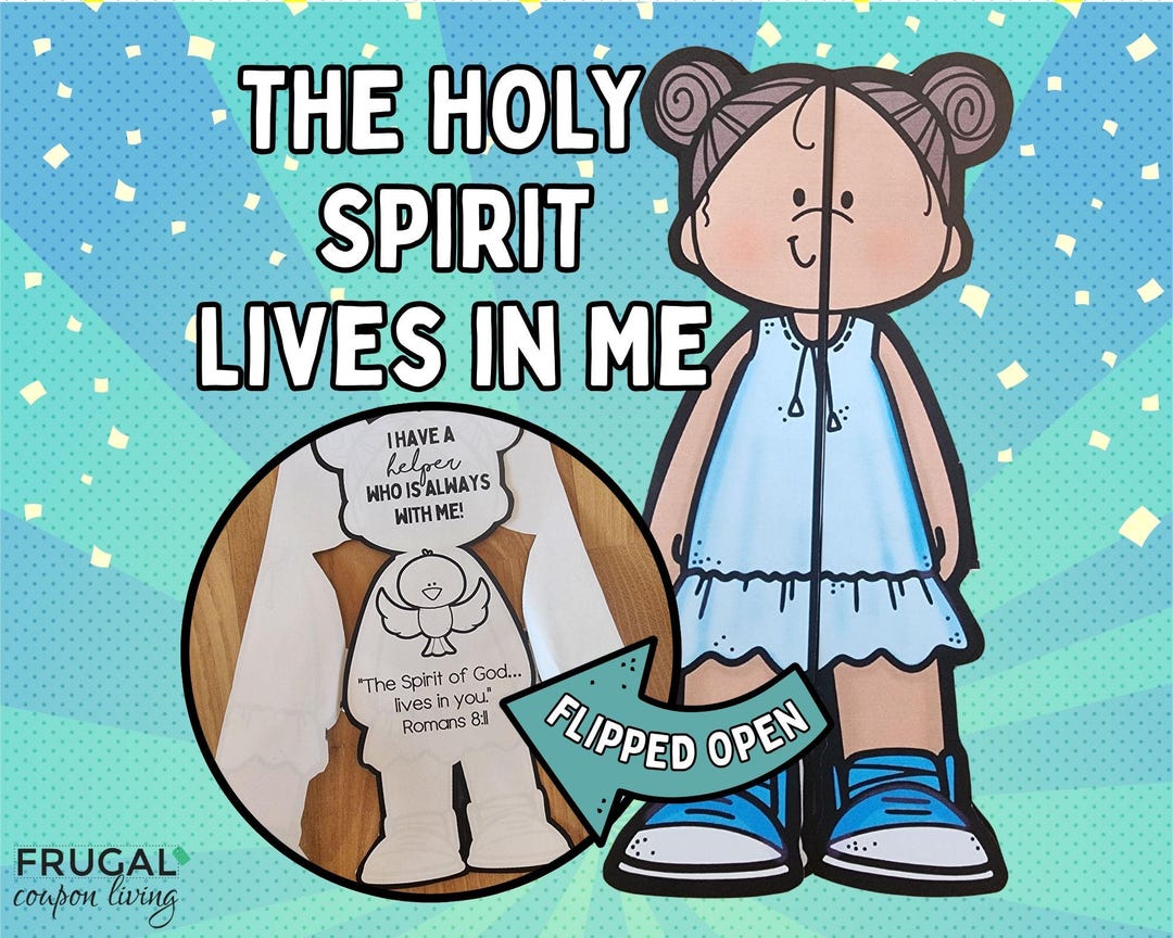 Your Body is a Temple of the Holy Spirit Craft for Kids, Our Helper ...