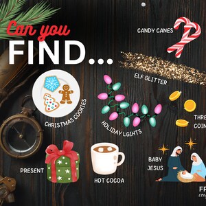 Elf Treasure Map for Kids Christmas Treasure Hunt Printable Super Cute ...