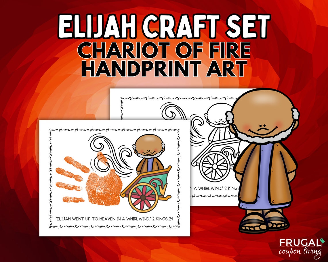 Elijah Crafts Bundle for Kids, 1 Kings Elijah & the Prophets of Baal ...