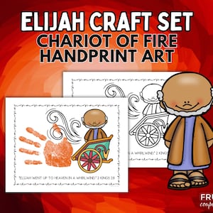 Elijah Crafts Bundle for Kids, 1 Kings Elijah & the Prophets of Baal ...