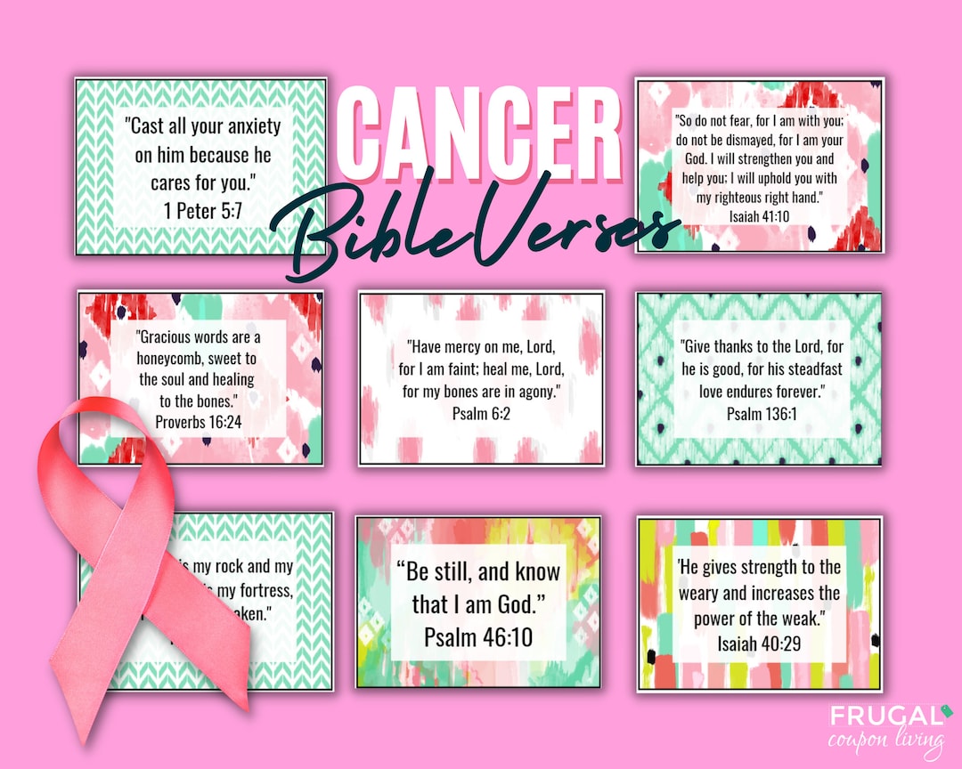 Cancer Gifts Bible Verse Cards, Gift for Friend With Cancer, 36 Bible ...