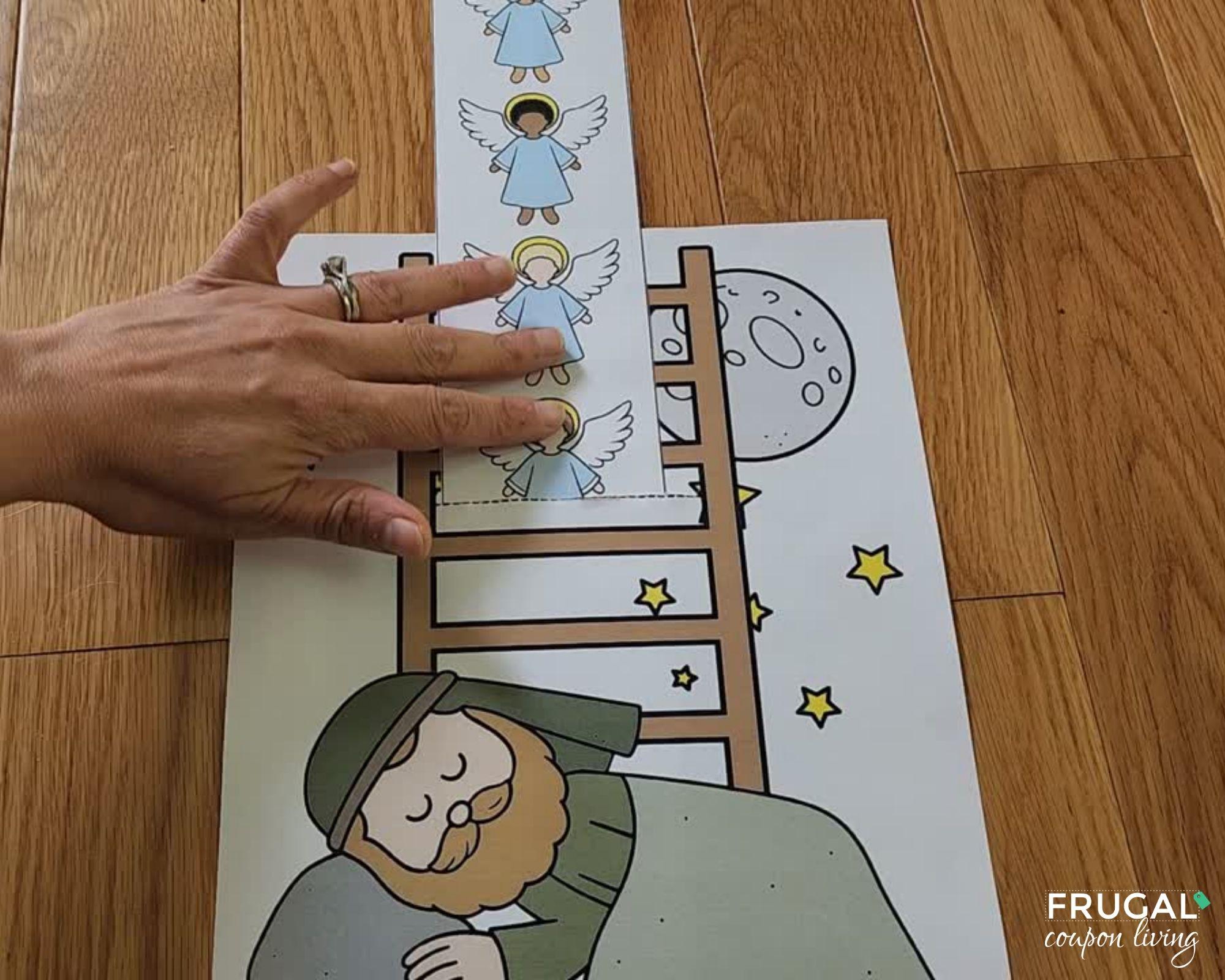 Jacob's Ladder Bible Craft for Kids, Jacob’s Dream at Bethel Story ...