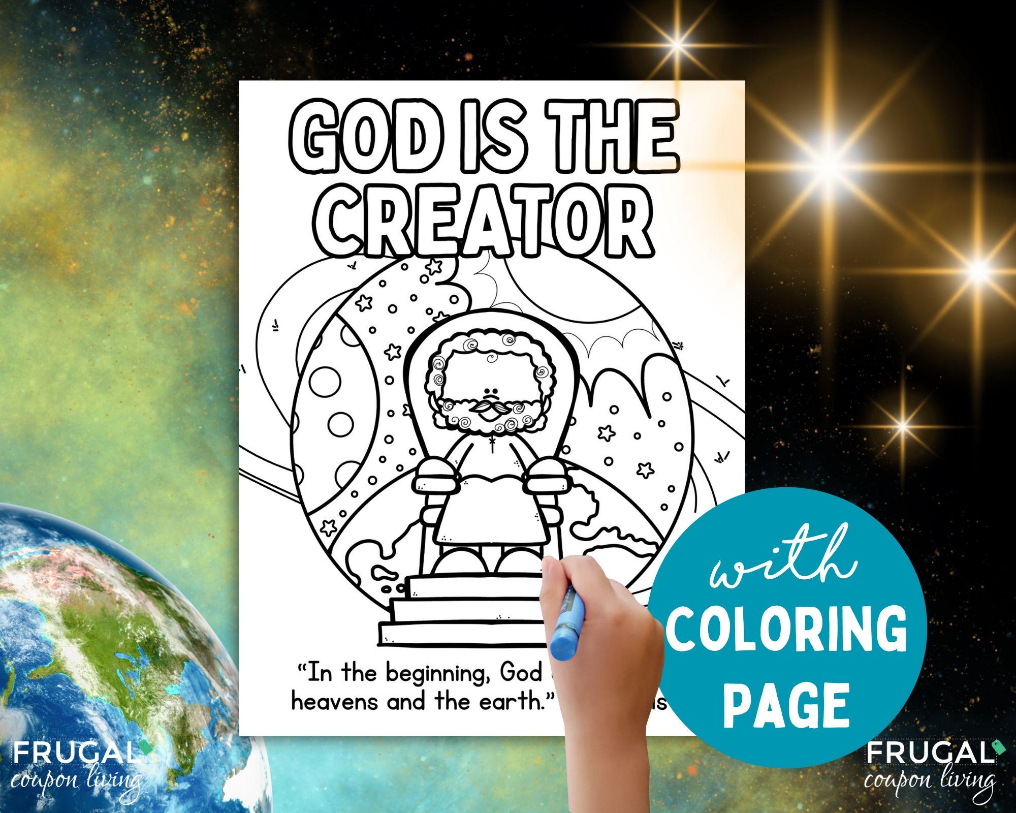 7 Days of Creation Story, in the Beginning... Genesis 1 & 2, Creation ...