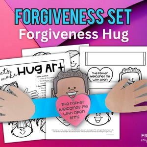 Forgiveness Craft Set for Kids, Bible-themed Activities, Forgiveness ...