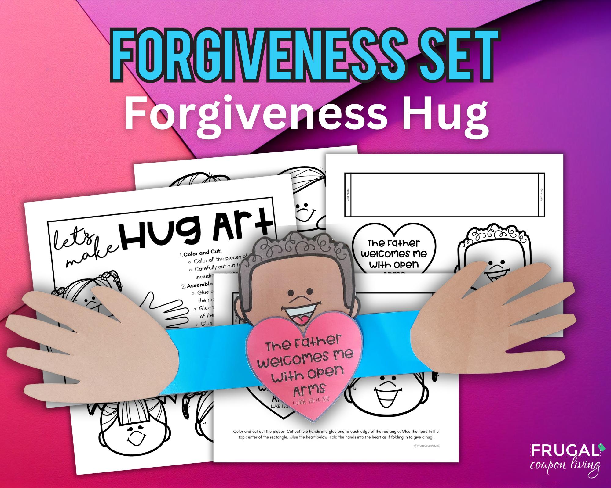 Forgiveness Craft Set for Kids, Bible-themed Activities, Forgiveness ...