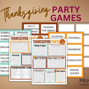 Thanksgiving Party Games, the Best Fall Festival Game Directions ...
