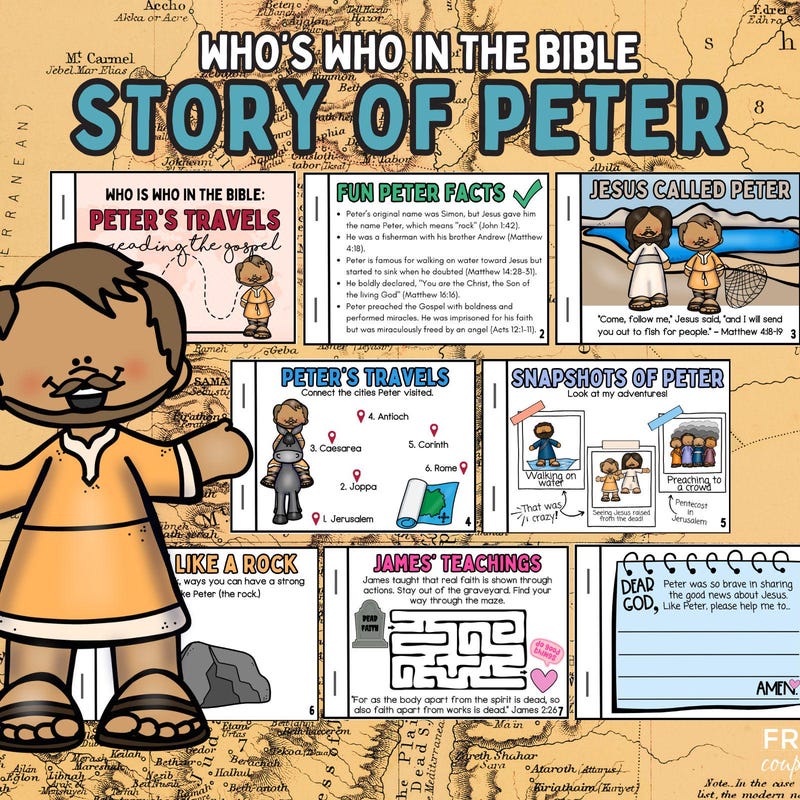 St Peter Craft for Kids - Etsy UK