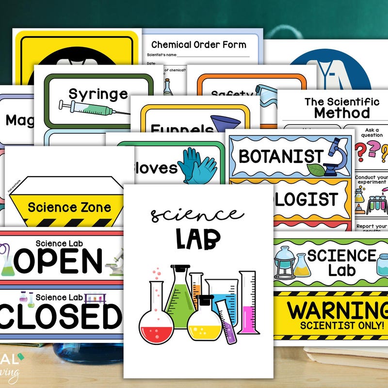 Science Lab Pretend Play - Etsy