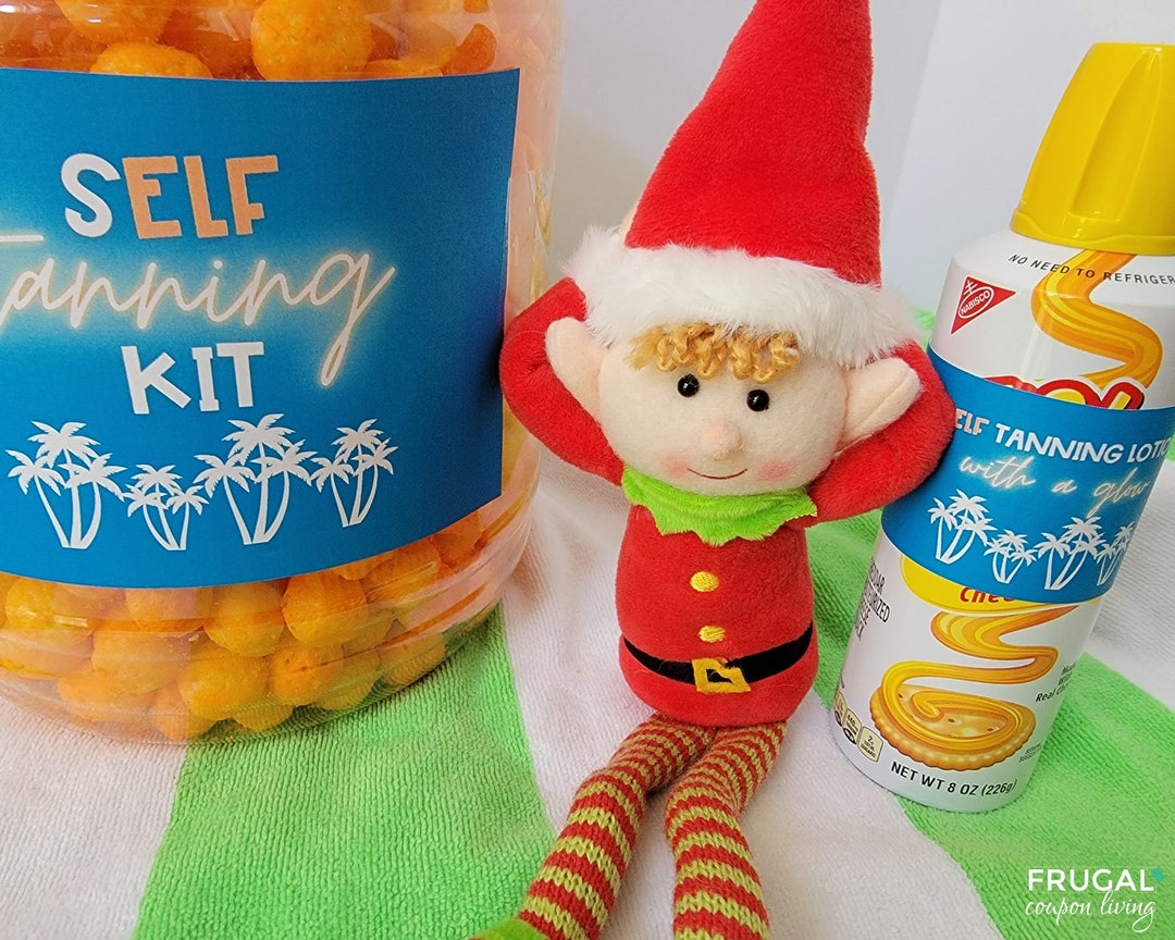 Funny Elf Idea Cheeky Elf Self Tanning Kit Labels for Cheese Balls ...