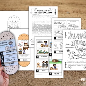 The Good Samaritan Craft for Kids, Jesus' Parable of the Good Samaritan ...