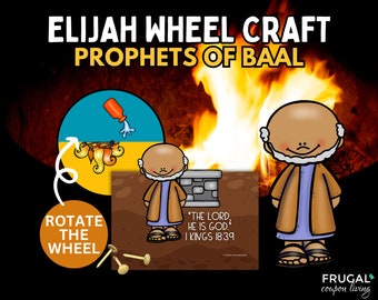 Elijah and the Prophets of Baal - Bible Craft for Sunday School - Etsy