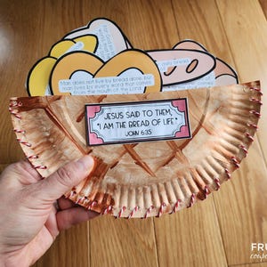 Bread of Life Craft for Kids, Jesus Said "i Am the Bread of Life ...