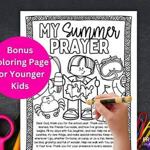 End-of-the-year Prayer Wheel Craft for Kids, Intentional Christian Last ...
