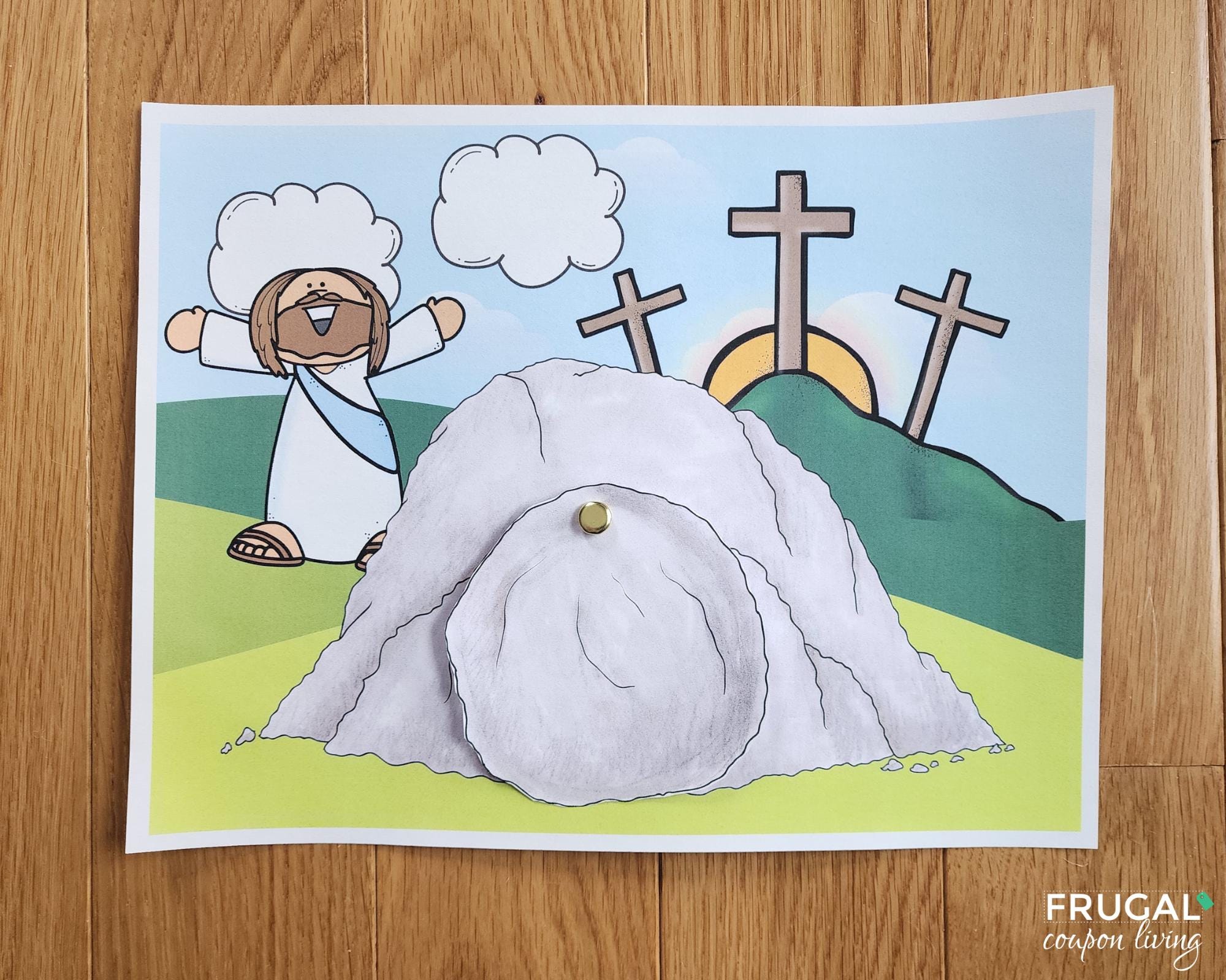 Empty Tomb Craft for Kids, Jesus Resurrection Christian Easter Craft ...