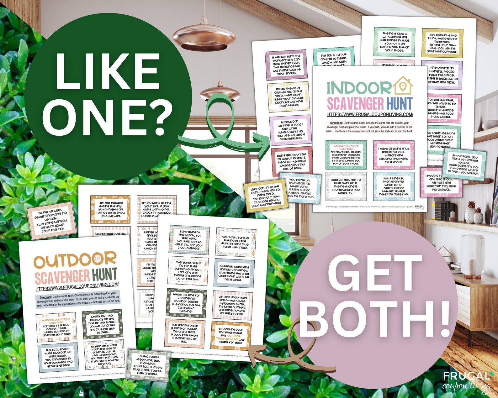 Indoor & Outdoor Scavenger Hunt Clues | Fun Treasure Hunt for Kids at ...