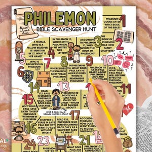 Paul's Letters Bible Scavenger Hunts Romans, Corinthians, Galatians ...
