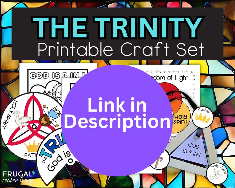 Holy Trinity Sunday School Printable Puzzle & Coloring Page for Kids ...