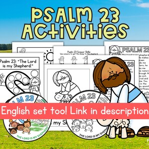 Psalm 23 Spanish Printable Craft for Kids | the Lord is My Shepherd ...