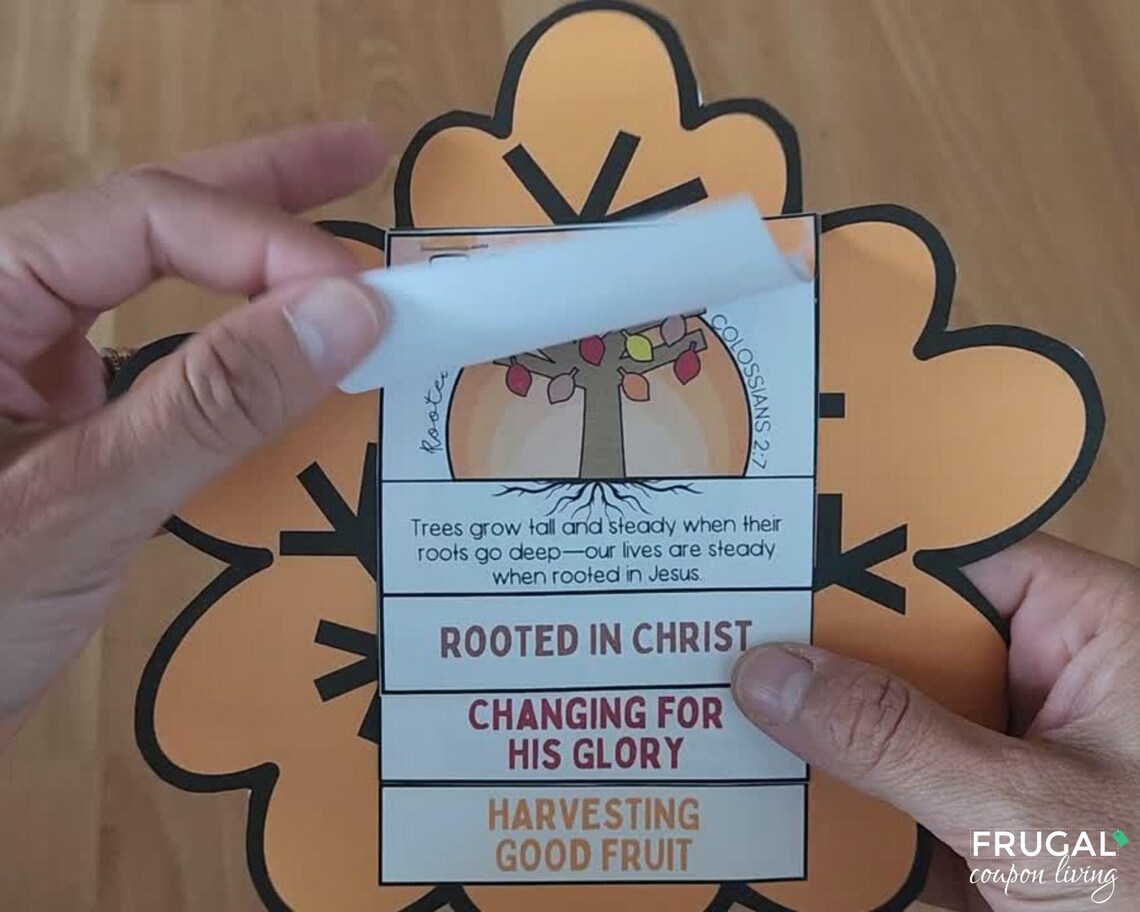 Fall for Jesus Bible Craft for Kids, Autumn Bible Activity, Fall Leaf ...