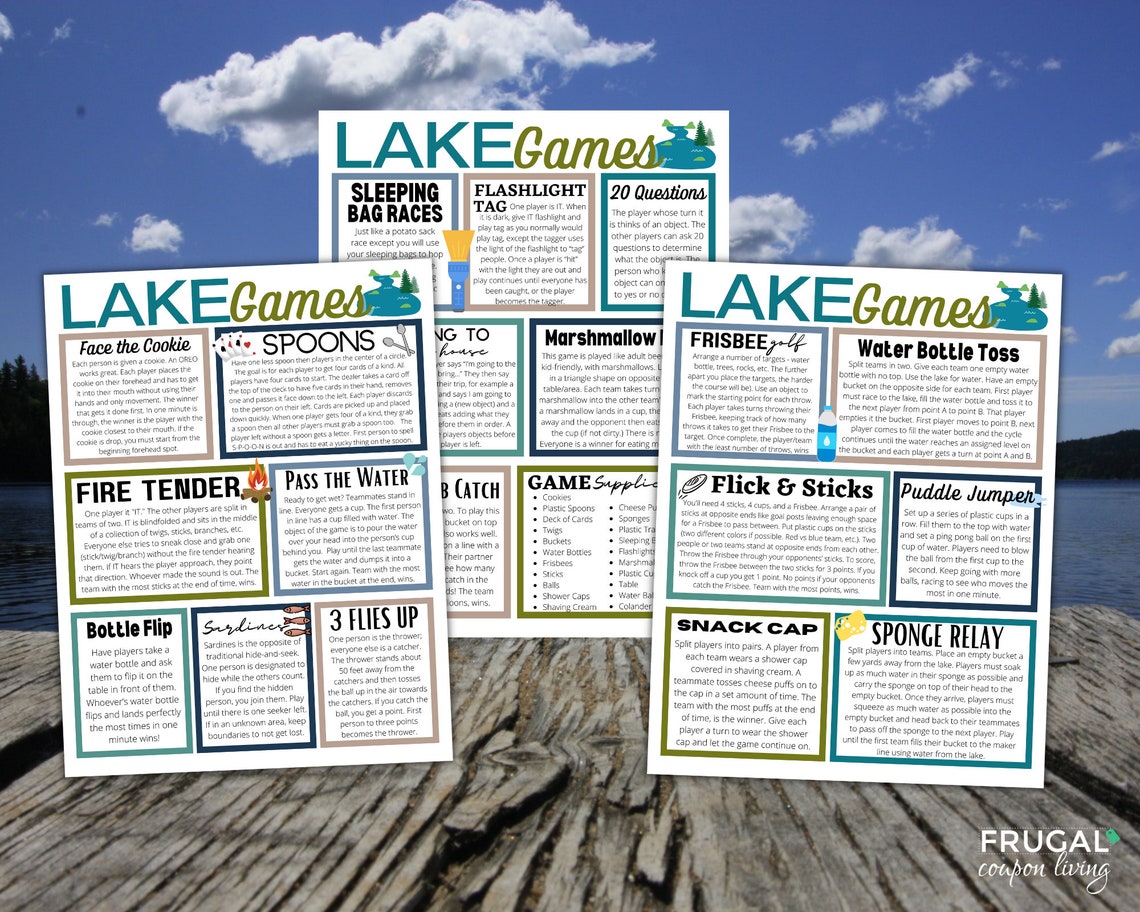 Fun Lake Games, 19 Best Lake House Games & Activities, Outdoor Games ...