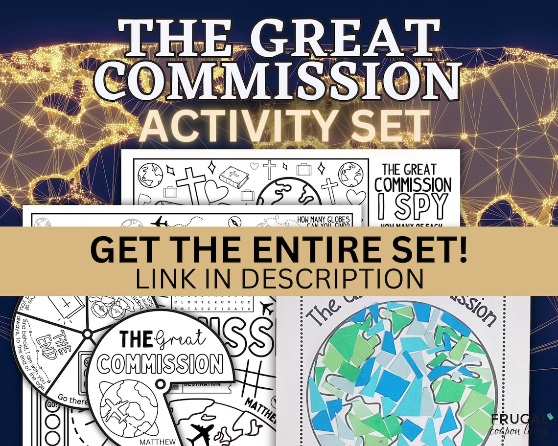 Christian Earth Day Craft Printable, Earth Paper Craft for Kids ...