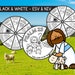 Psalm 23 Coloring Wheel Printable | the Lord is My Shepherd Bible Story ...