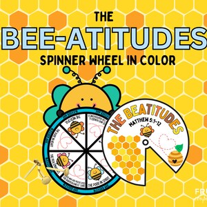 Beatitudes for Kids Bible Verse Activity the Beatitudes Coloring Wheel ...