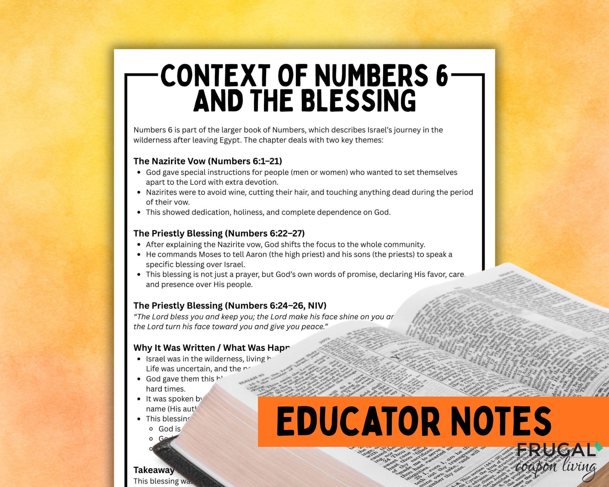 The Blessing Numbers 6 24 26 Prayer Handprint Art The Lord Bless You