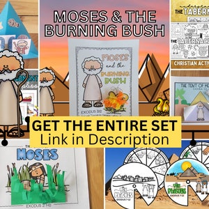 Ten Commandments Mini Book Flipbook Printable, Old Testament Bible ...