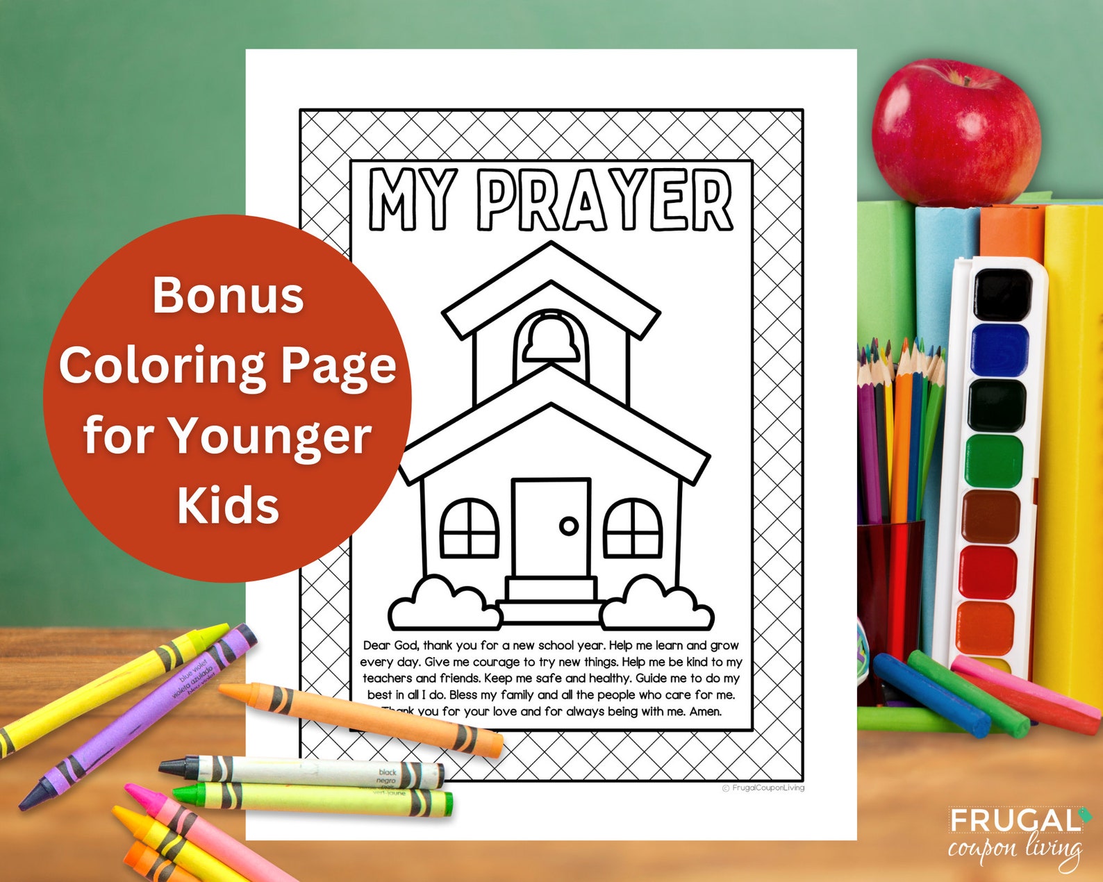 First Day of School Prayer Printable, Kids' Back-to-school Prayer ...