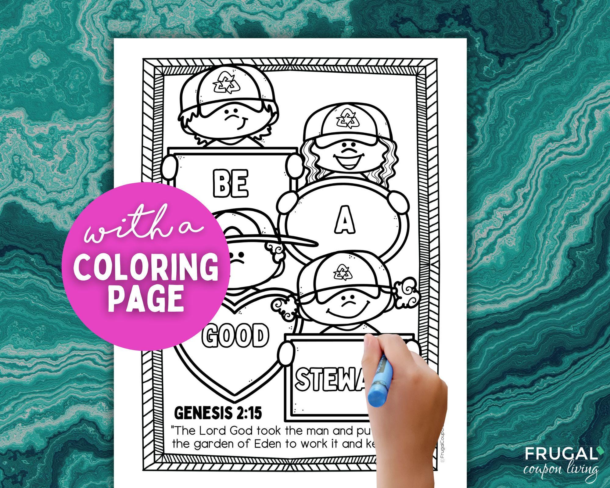 Christian Earth Day Flipbook Printable Craft, God's Creation Adam & Eve ...