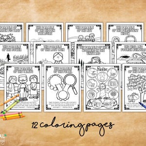 Parables of Jesus Coloring Pages, List of Jesus' 56 Parables in the ...
