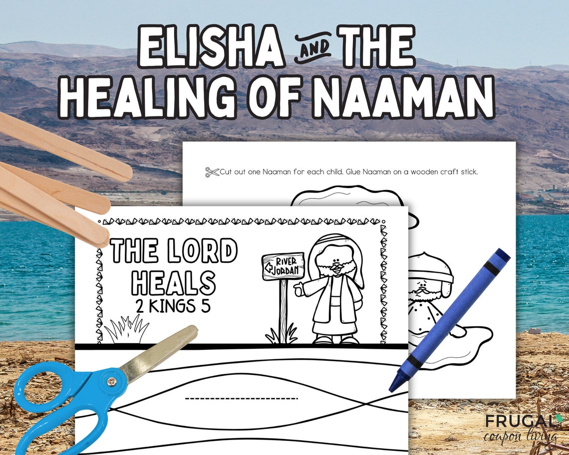Elisha and Story of Naaman Healed of Leprosy, 2 Kings 5 Sunday School ...