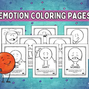 Biblical Emotions Wheel-printable, Mindfulness With Christ Feelings ...