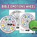 Biblical Emotions Wheel-printable, Mindfulness With Christ Feelings ...