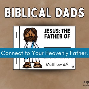 Men of the Bible Printable Mini Book, DIY Dads of the Bible Activity ...