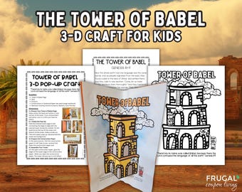 Tower of Babel Genesis 11 Decoder Activity Sheet - Etsy