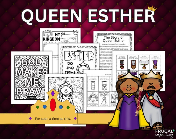 Queen Esther Teaching Aid Kit, Sunday School, Bible Study Class ...
