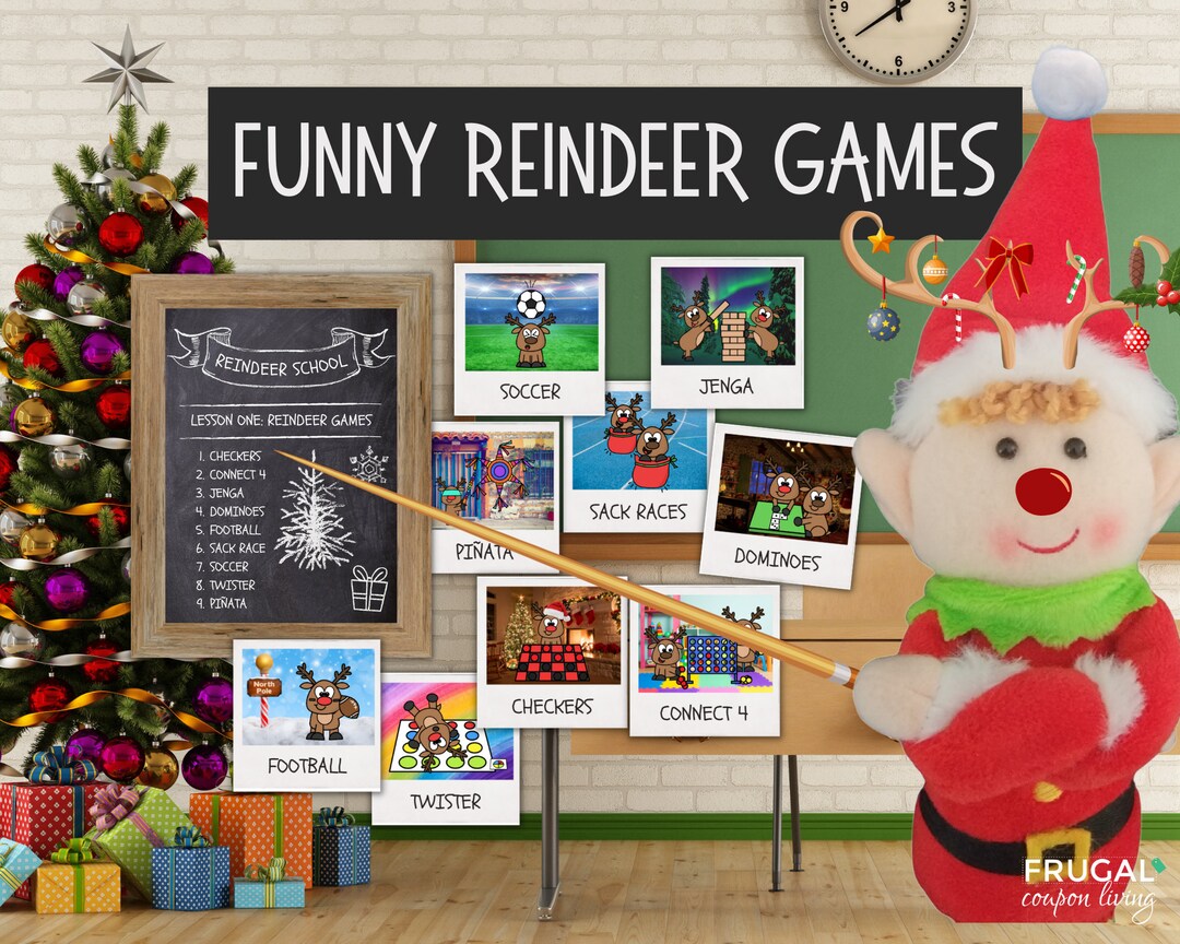 Reindeer Games Elf Props Printable | Funny Elf Idea - Reindeer Games ...