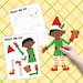 Adorable Elf Template Craft Kit Printables | DIY Elf Doll Fun Christmas ...