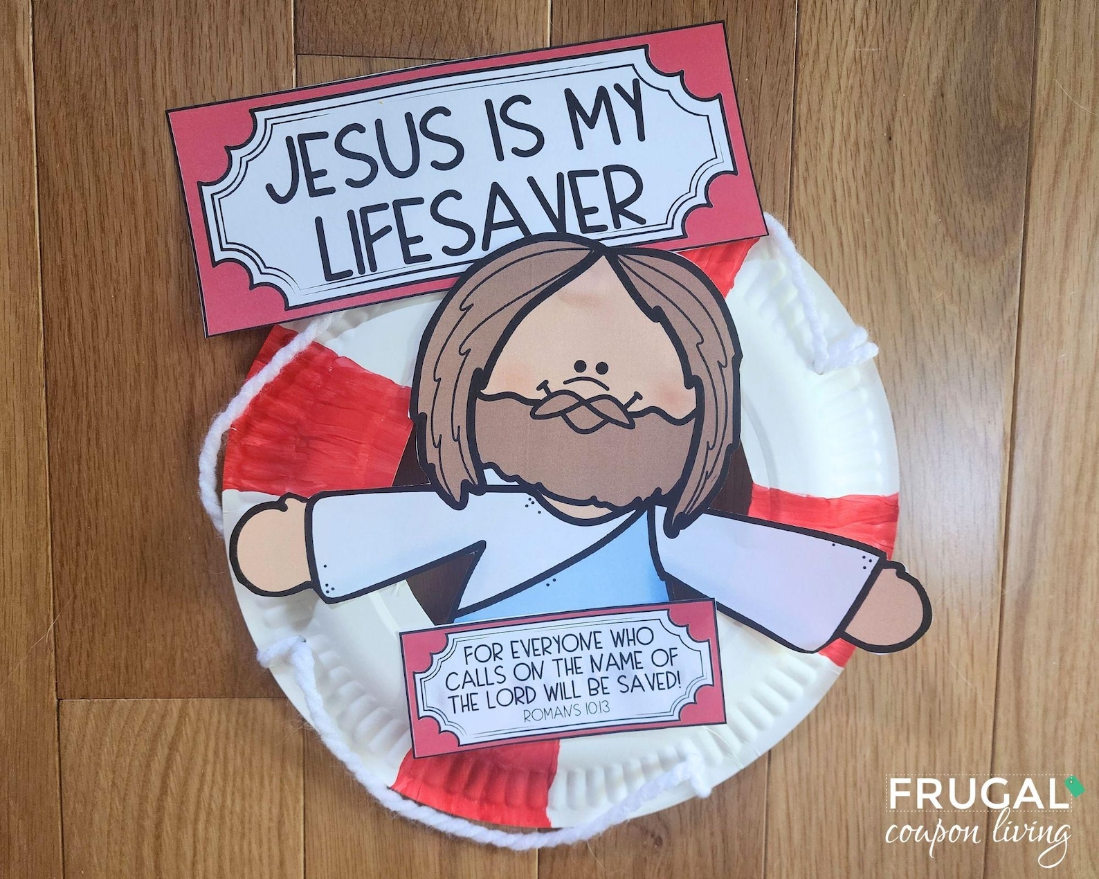 Jesus is My Lifesaver Craft for Kids, Jesus Saves VBS Summer Paper ...