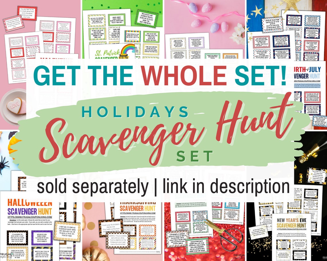 Classroom Scavenger Hunt & Stem Challenge Activity Cards - Etsy