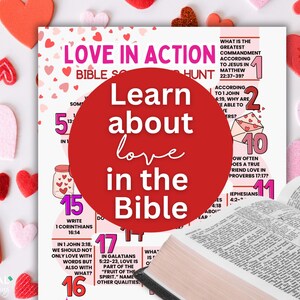 Love Bible Scavenger Hunt, Christian Valentine's Day Trivia Questions ...