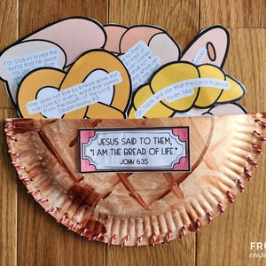 Bread of Life Craft for Kids, Jesus Said "i Am the Bread of Life ...